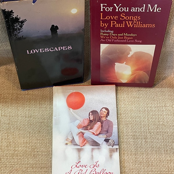 70s Love Poem Books - Etsy