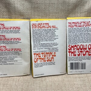 Vintage 1977-78 Moyra Caldecott the Sacred Stones Trilogy Set of 3/tall ...