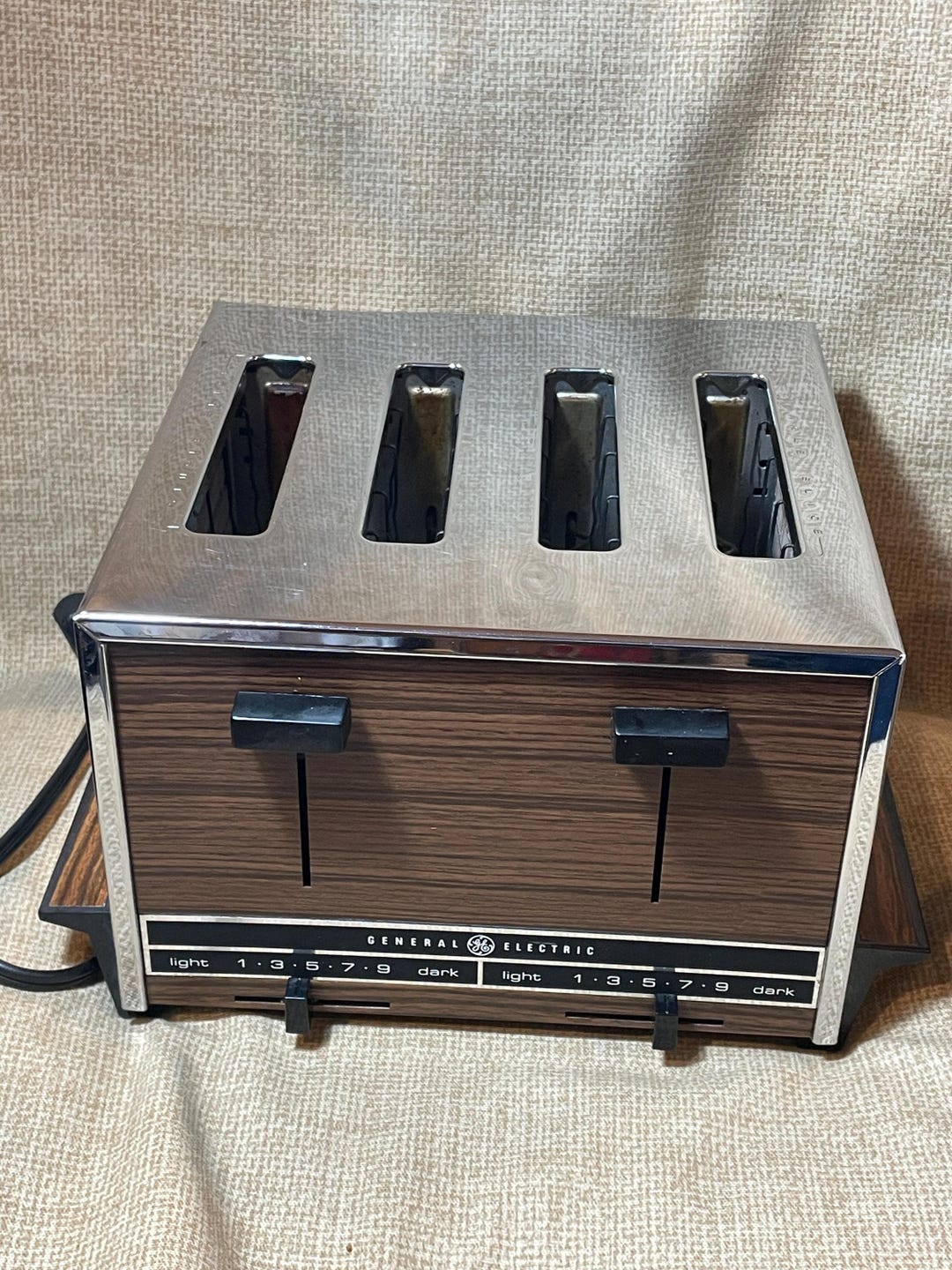 Vintage MCM 70's General Electric 4 Slice Toaster/mcm Toaster/kitchen ...