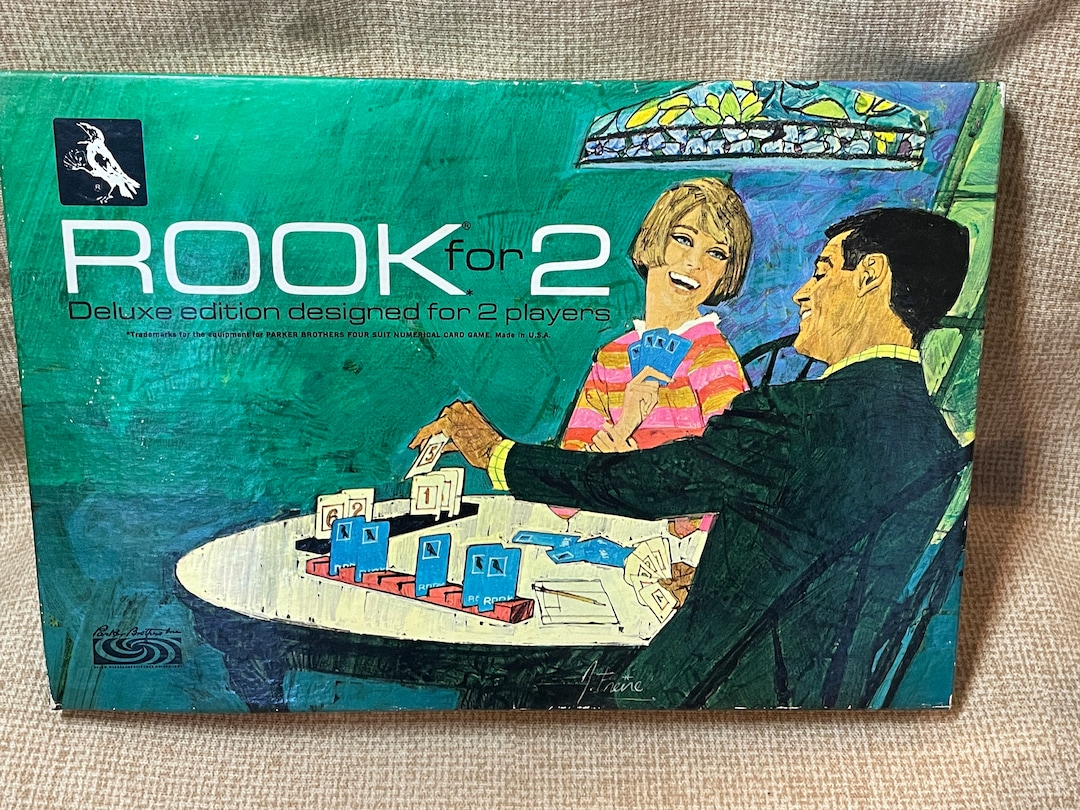 Vintage 1964 Rook for 2 Deluxe Edition Designed for 2 Players/parker ...