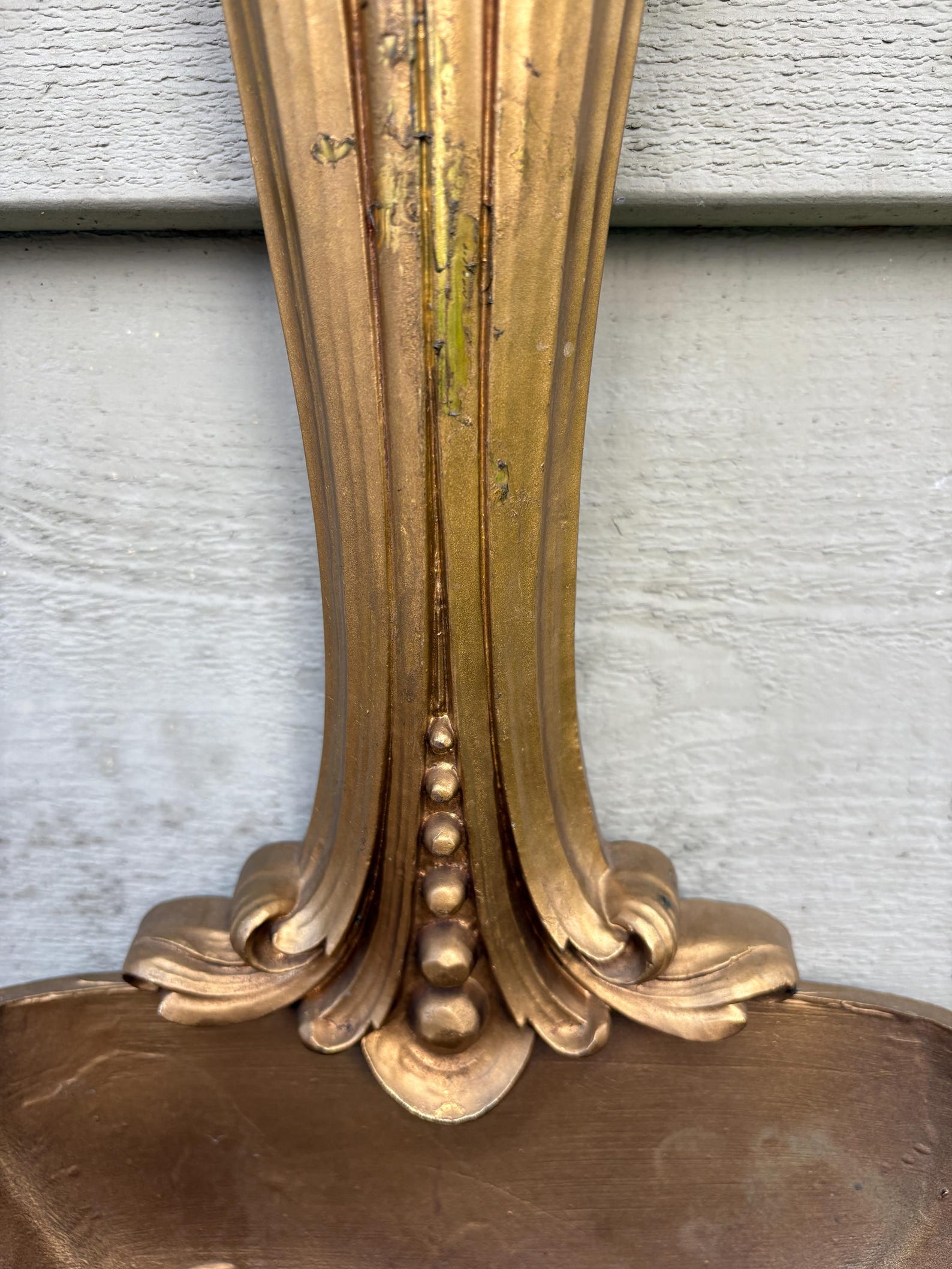Vintage Ornate Gold Syroco Wall Tall Ladle Planter/mcm 70's Wall Decor ...