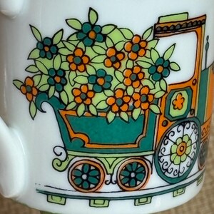 Vintage MCM Royal Crown Chattanooga Choo Choo Train Pedestal Mug ...