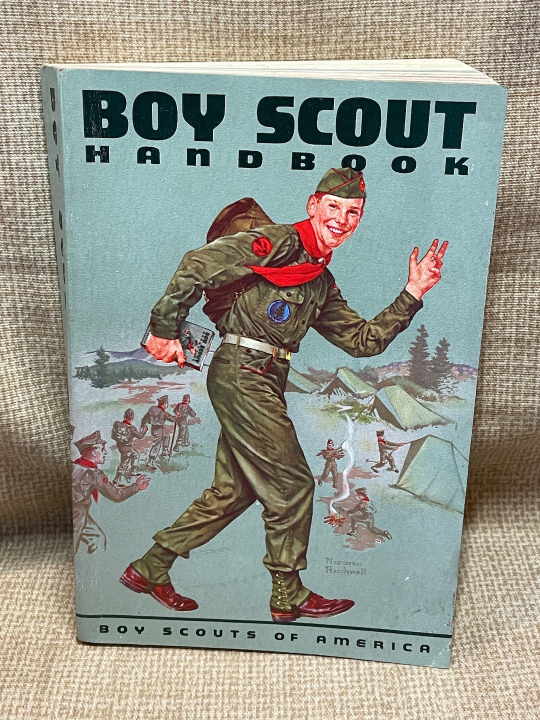 Vintage 1959 Boy Scout Handbook/norman Rockwell Cover/boy Scouts ...