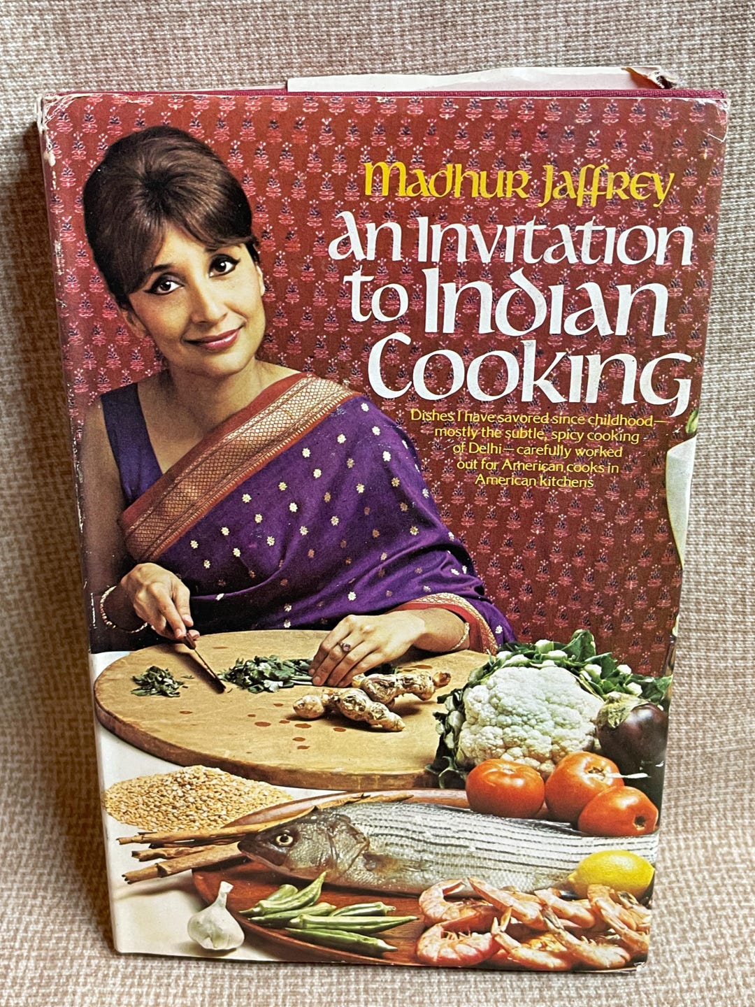 Vintage Madhur Jaffrey an Invitation to Indian Cooking Cookbook/1973 ...