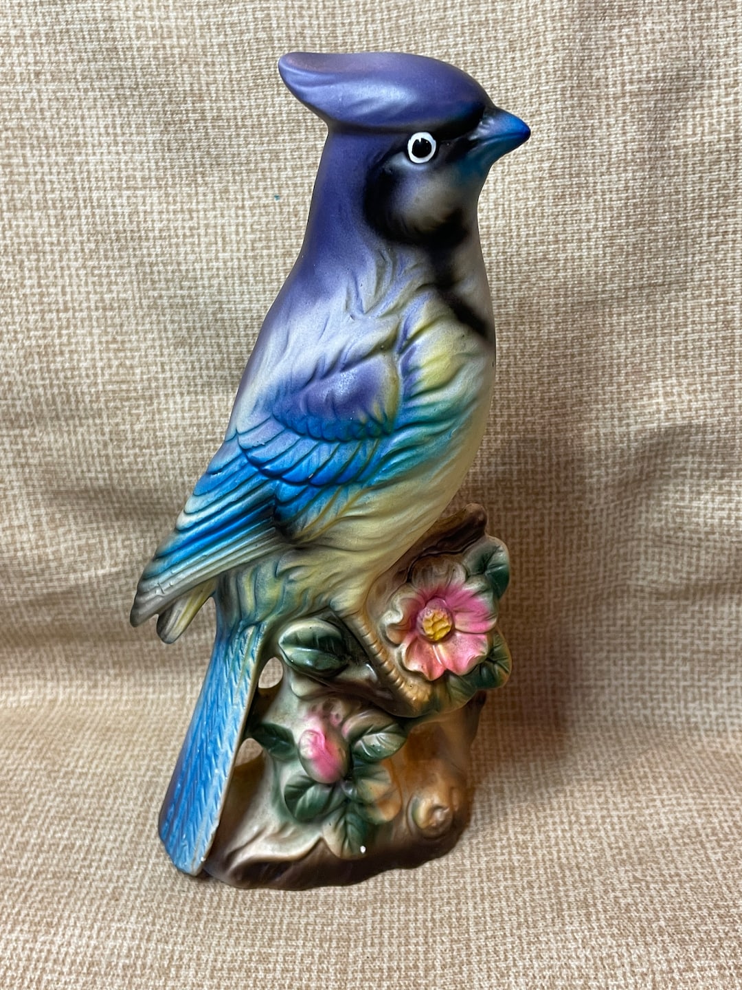 Vintage 1950's Blue Jay Bird Figurine by Wales Made in Japan/blue Jay ...