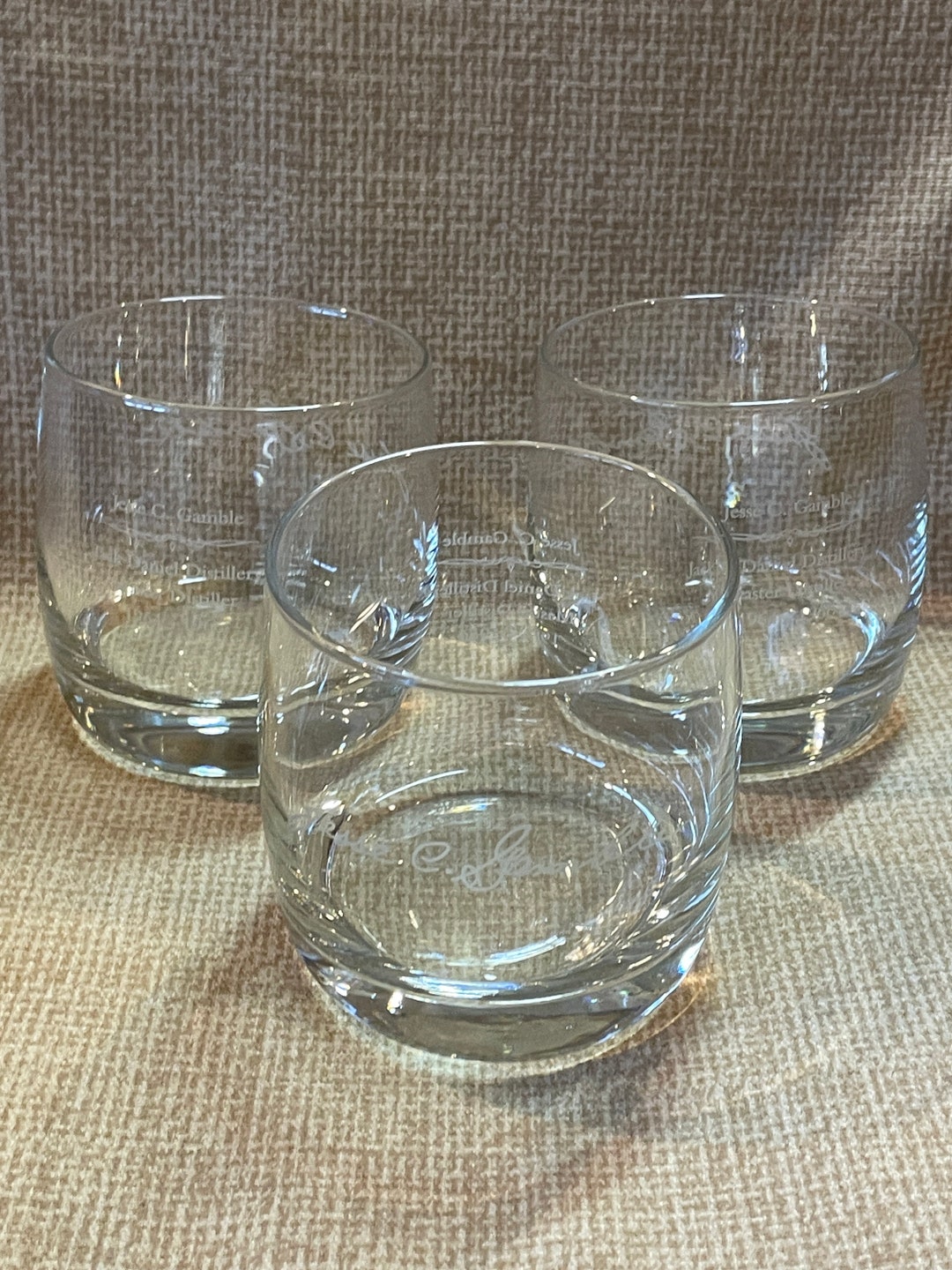 Jack Daniels Jesse C Gamble Master Distillery Glass/jack Daniel Glasses ...