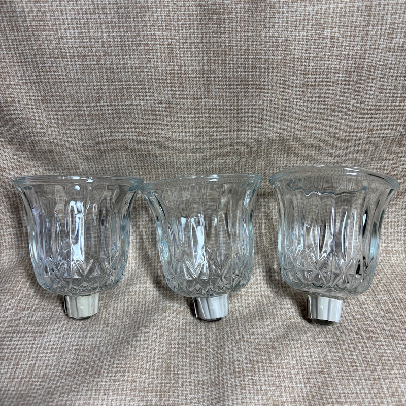 Clear Glass Wall Scones - Etsy