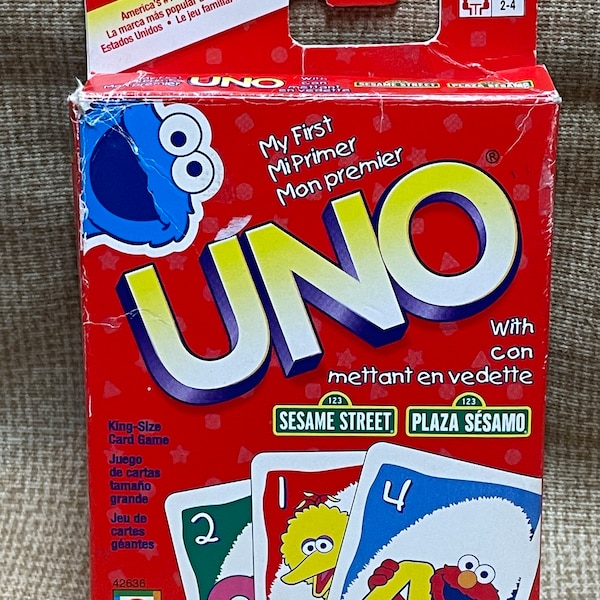 Uno Sesame Street - Etsy UK