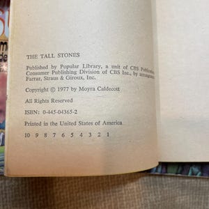 Vintage 1977-78 Moyra Caldecott the Sacred Stones Trilogy Set of 3/tall ...