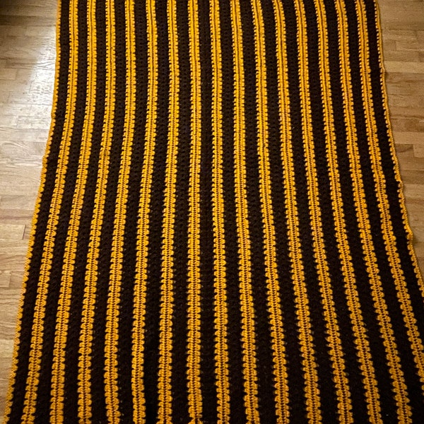 Orange Afghan - Etsy