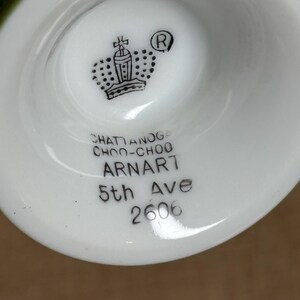 Vintage MCM Royal Crown Chattanooga Choo Choo Train Pedestal Mug ...