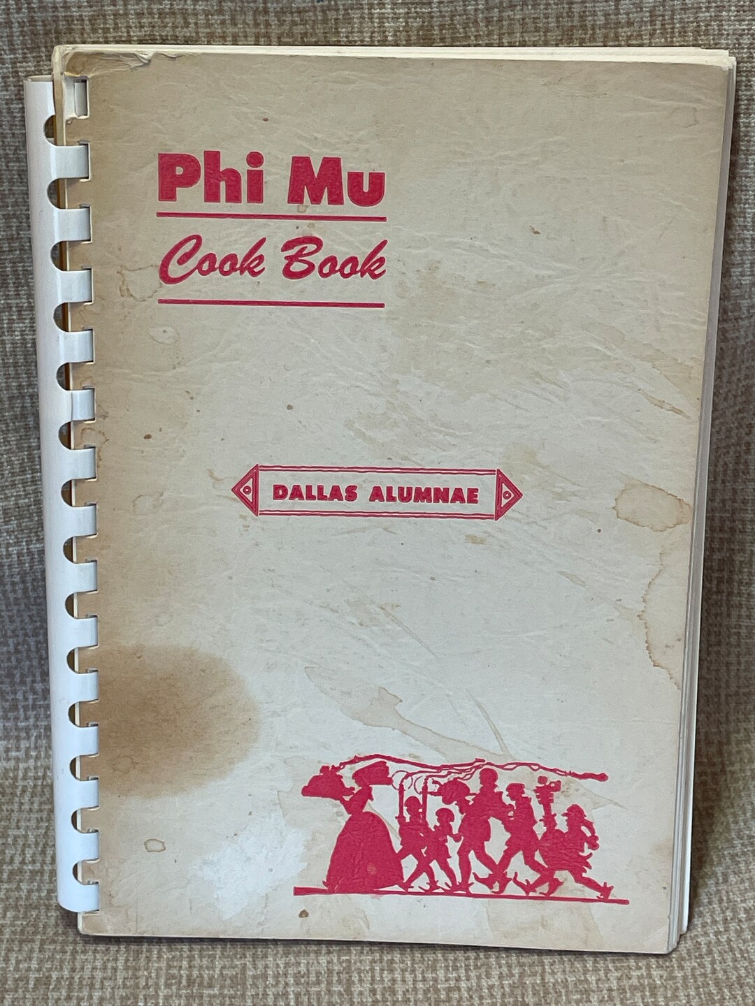 Vintage 1949 PHI MU Cookbook Dallas Alumnae/sorority 1949 Phi Mu ...