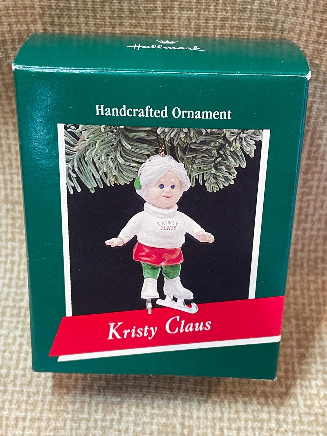 Vintage 1989 Hallmark Kristy Claus/skating Mrs Claus/hallmark Christmas ...