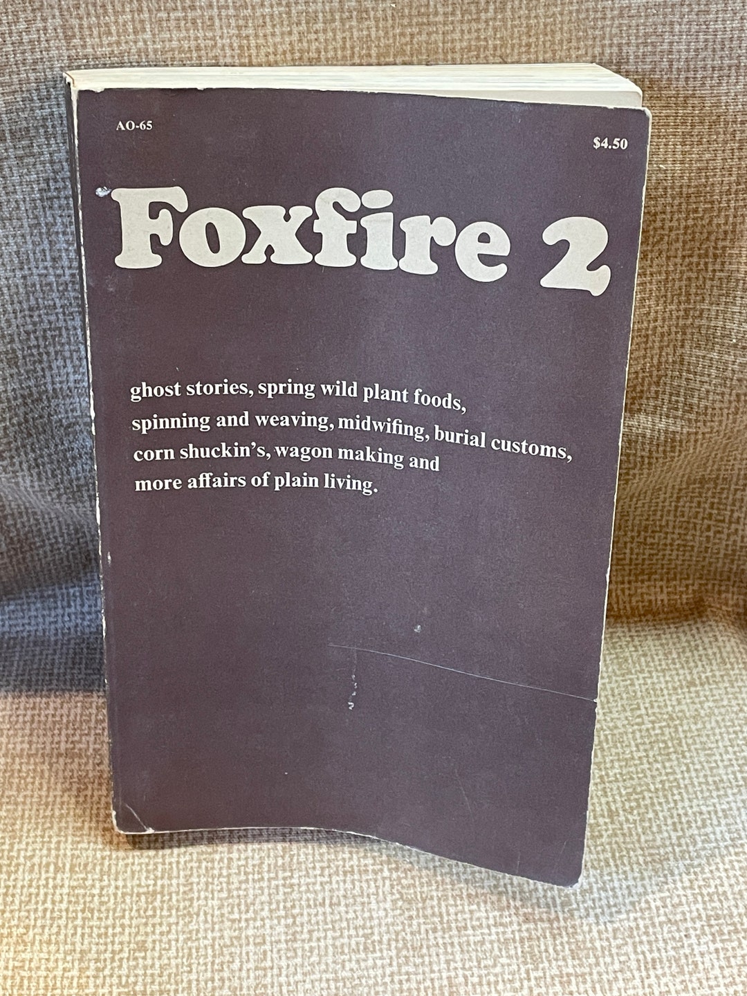 Vintage 1973 Foxfire 2 Book First Edition/foxfire Book 2 Plain Living ...