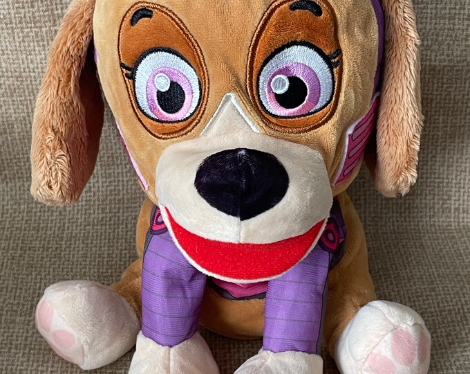 Paw Patrol Skye Talking Hand Puppet/skye Dog/paw Patrol/large Hand ...