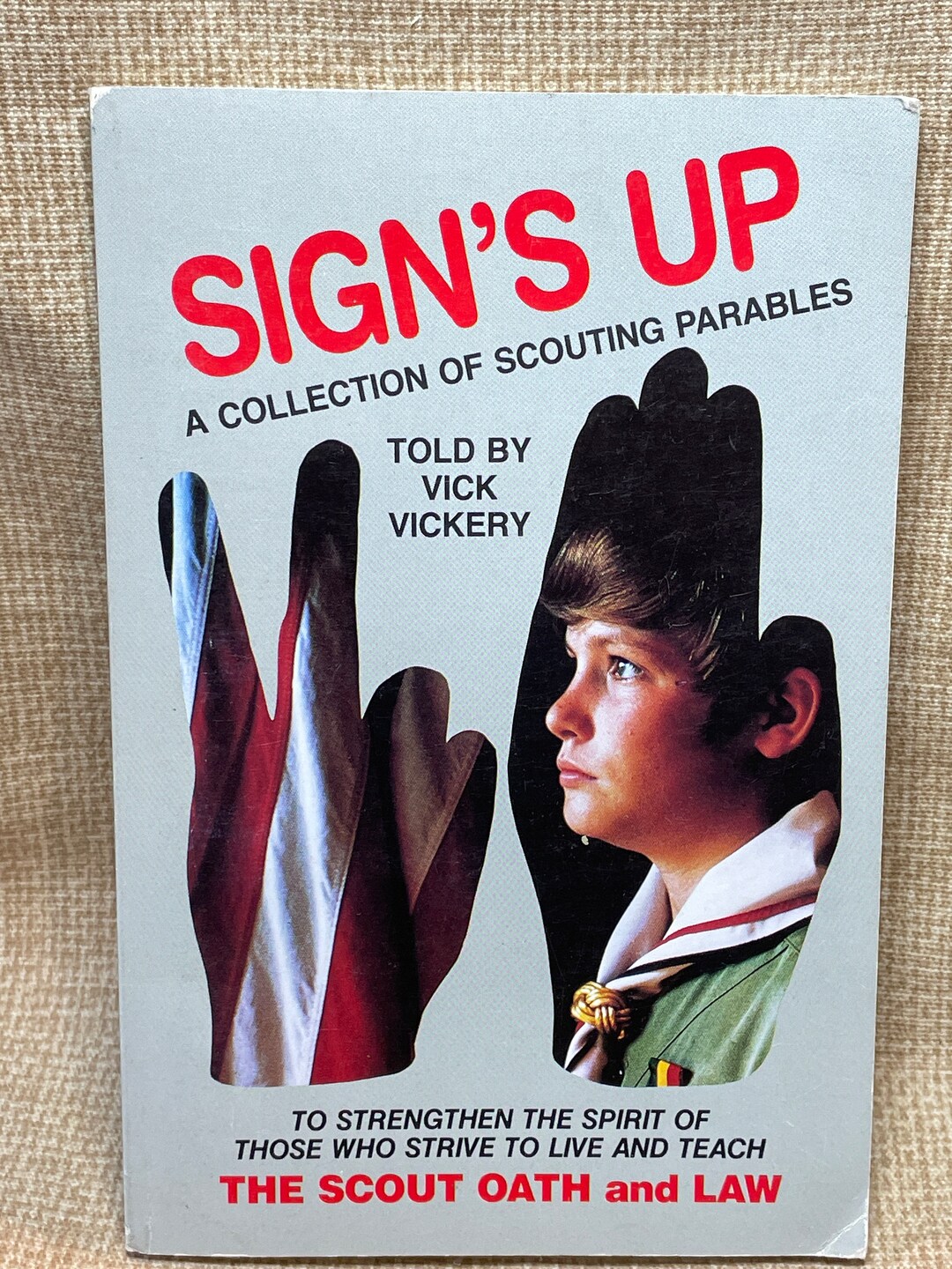 Vintage Sign's up A Collection of Scouting Parables/the Scout Oath and ...