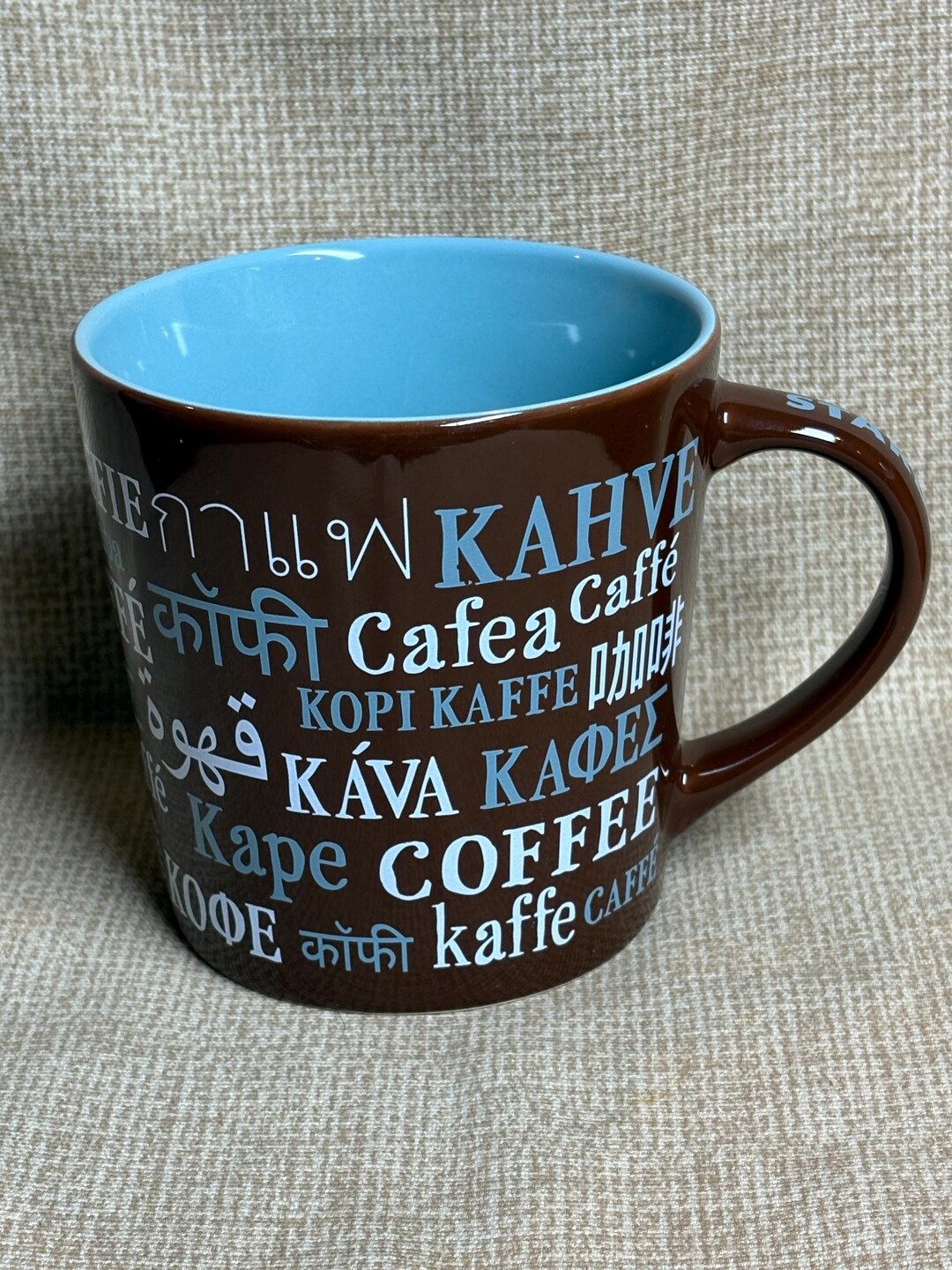 Starbucks Around the World Coffee Mug/16 Oz/coffee Multi Languages Mug ...