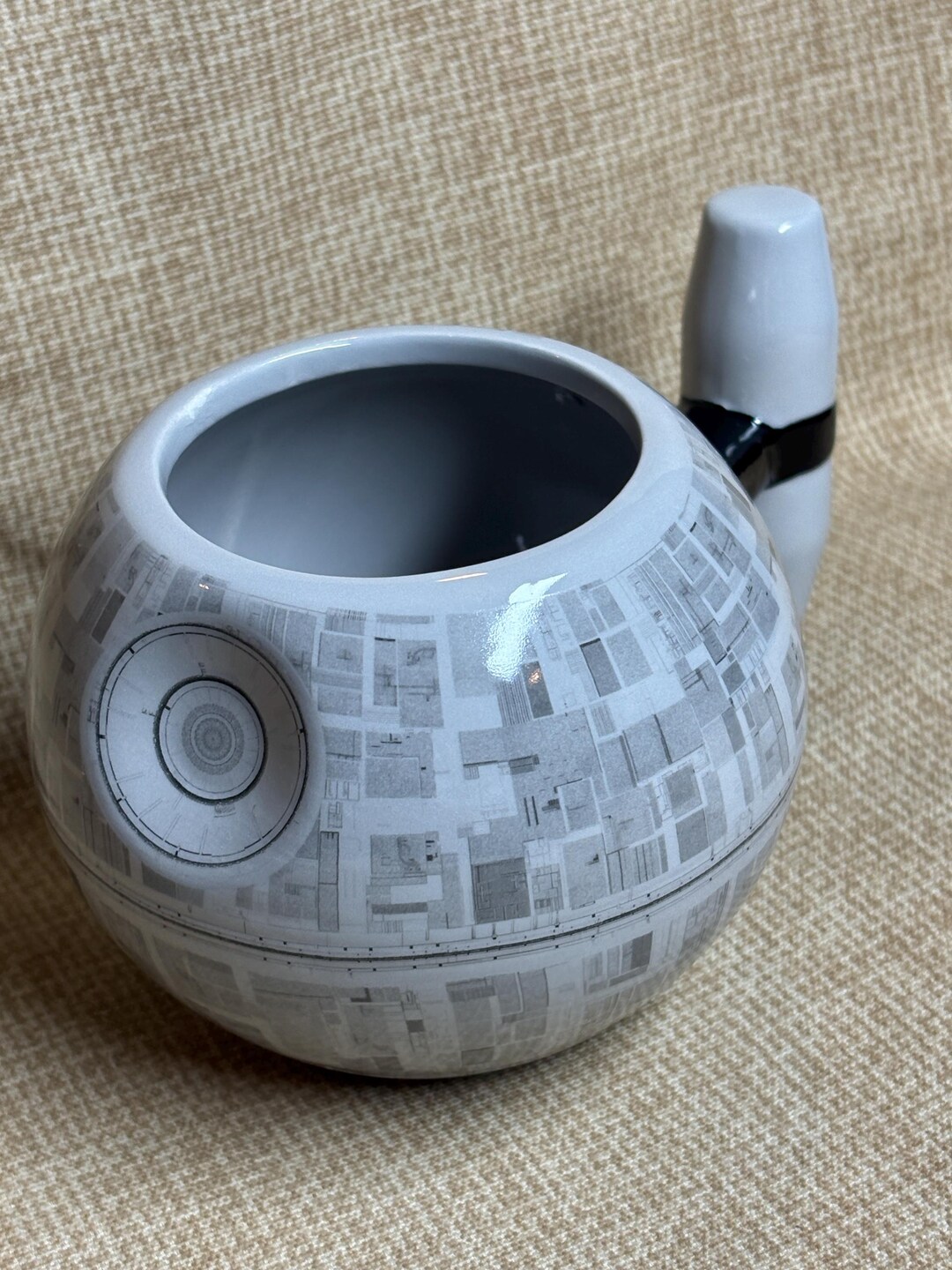Star Wars Death Star Sculpted Mug/zak Design Grey Death Star/coffee Mug ...