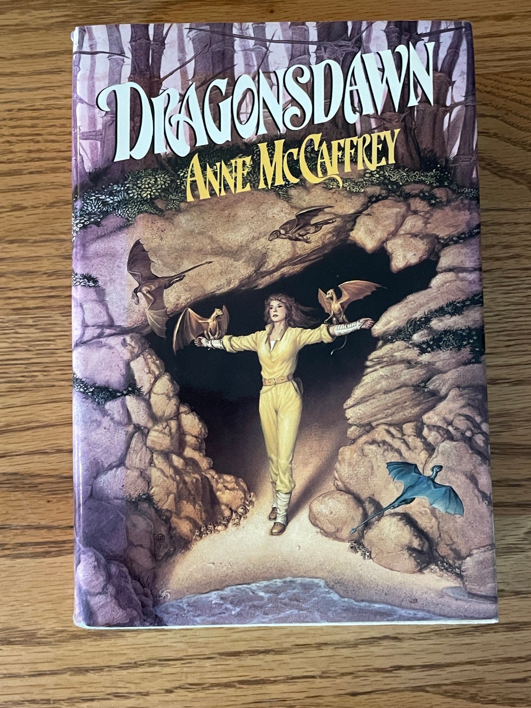 Vintage 1988 First Edition Dragonsdawn by Anne Mccaffrey/hardback First ...