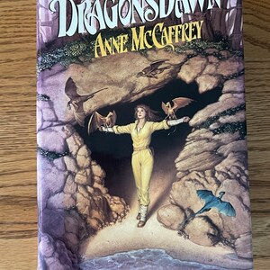 Vintage 1988 First Edition Dragonsdawn by Anne Mccaffrey/hardback First ...