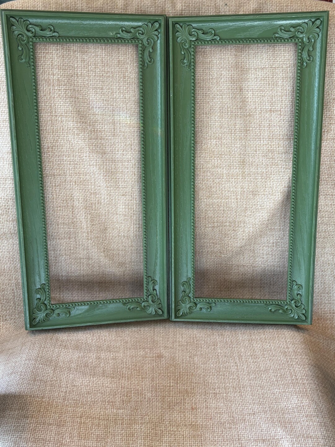 Vintage MCM Ornate Frames Set of 2/hollywood Regency Style Frames/wall ...