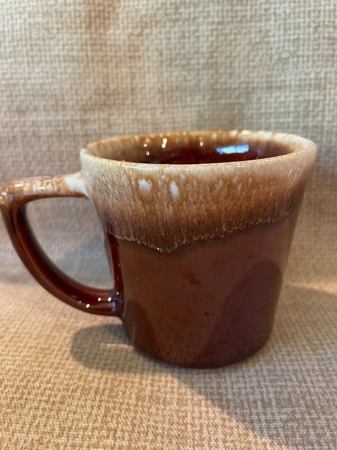 Vintage Mccoy Brown Drip Coffee Mug/coffee Mug/mccoy Mug/brown Drip ...