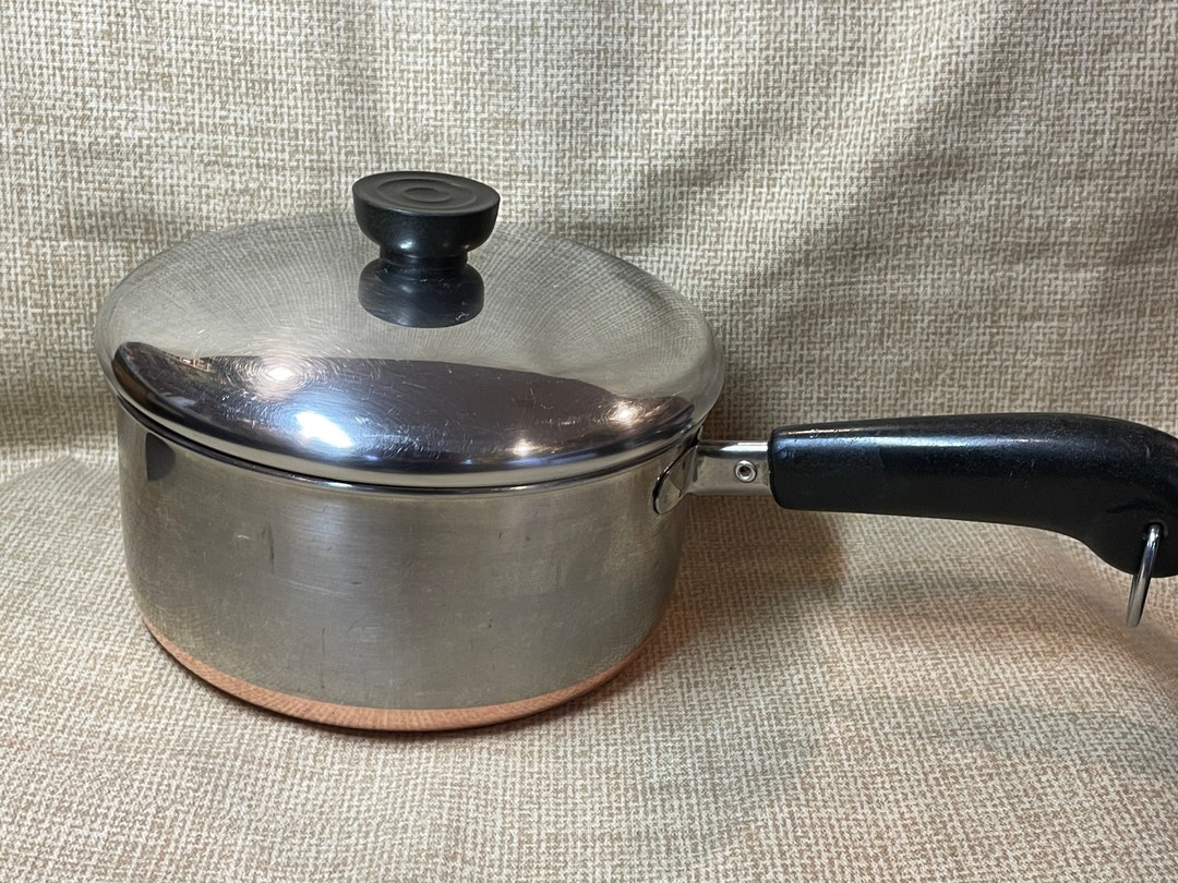 Revere Ware Saucepan 2 Quart/revere Ware Frying Pan/copper Bottom ...