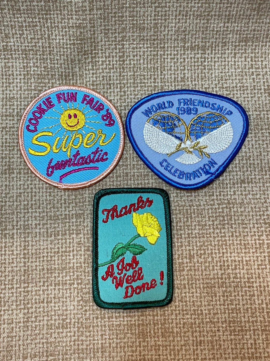 Vintage 1980's Misc Girl Scout Badges/girl Scouts/badges/awards/girl ...