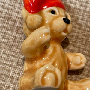 Vintage Goebel W. Germany Teddy Bear With Cap Christmas Ornament/teddy ...