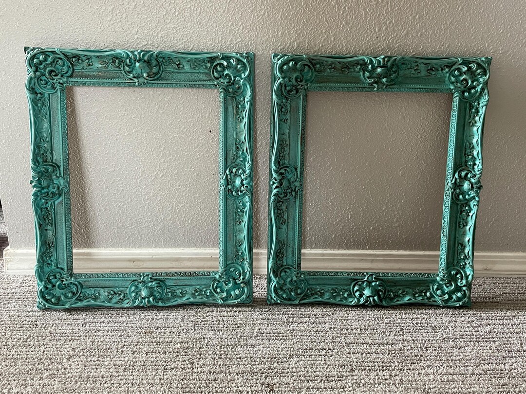 Vintage MCM Trieste Co. Ornate Frames Set of 2/hollywood Regency Style ...