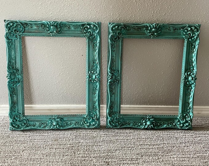 Vintage MCM Trieste Co. Ornate Frames Set of 2/hollywood Regency Style ...