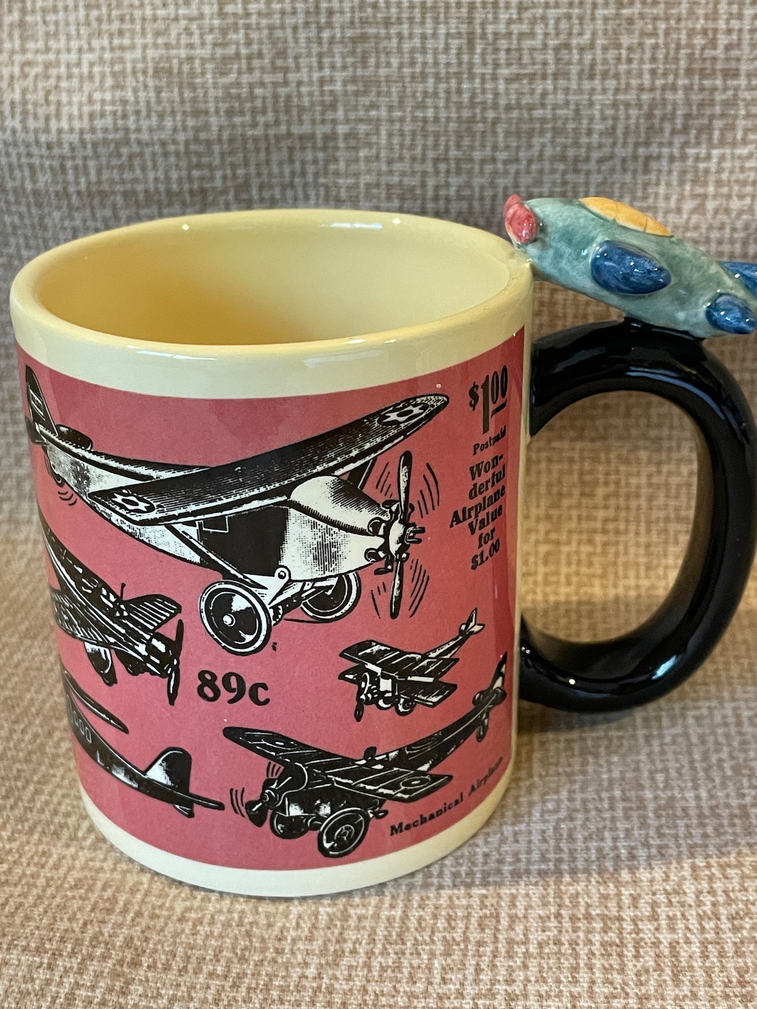 Vintage Airplane Coffee Mug/airplane Images Coffee Mug/toys in the ...