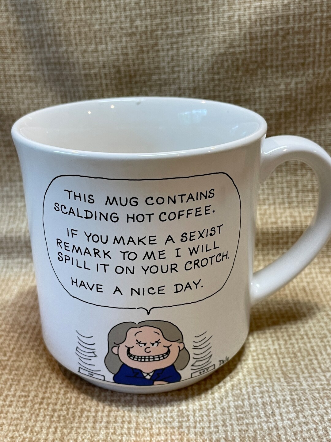 Vintage Snarky Office Saying Mug by Dale/recycled Paper Products/mug by ...