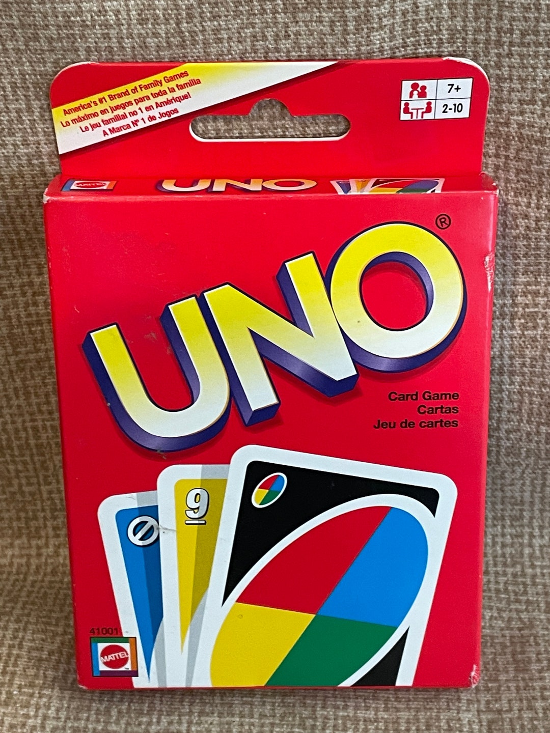 Vintage UNO 2003 Edition/uno Mattel Card Game/family Game Night/uno ...