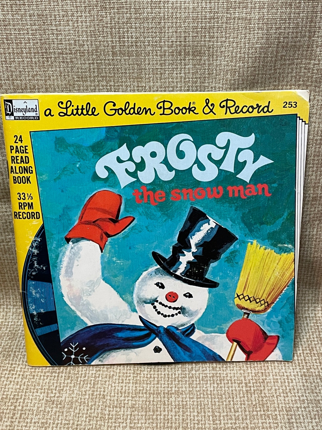 Vintage 1976 Disneyland Records A Little Golden Book & Record Frosty ...