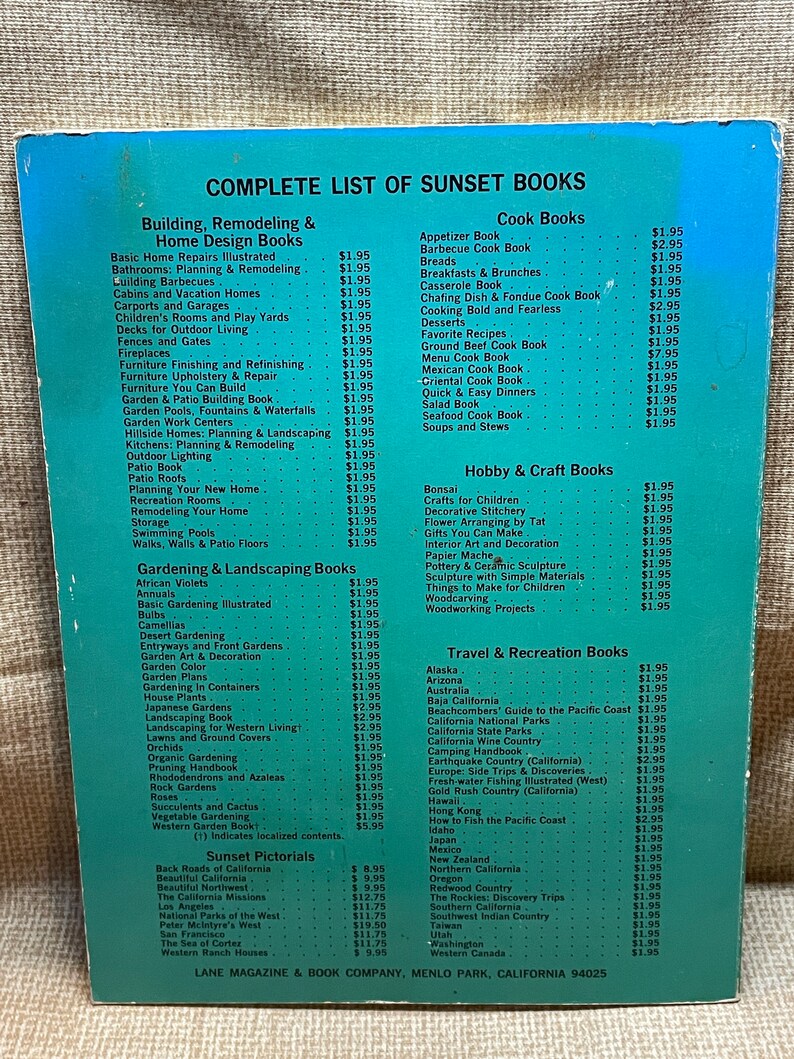 Vintage the Sunset Ground Beef Cookbook 1971 - Etsy