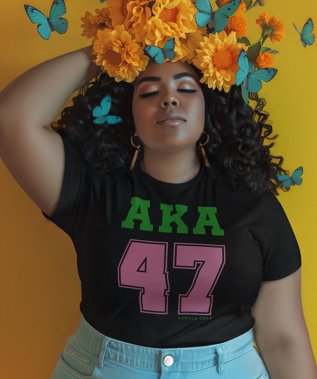 Kamala Harris 2024 Short-sleeve Unisex T-shirt, AKA Sorority Inspired ...