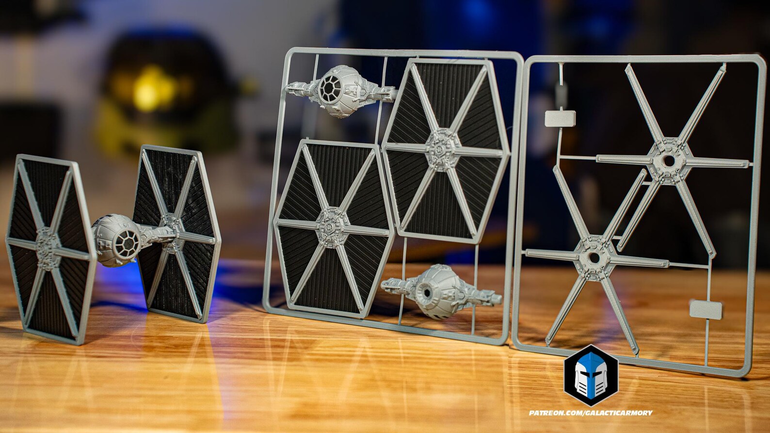 Tie Interceptor and Tie Fighter Kit Card - Etsy