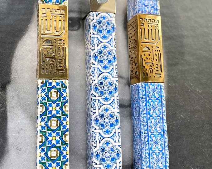 Mezuzah Case Atrio Tiles Portugal Antique Azulejo Cartaxo- STAR of ...