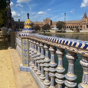 Spanish Tile Bangles Spain Bracelet Set Plaza De Espana Seville Tile ...