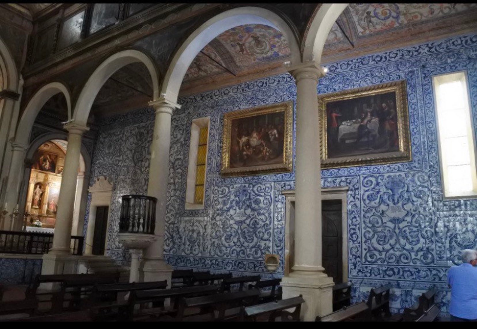 Atrio Tile Ring Portugal Gold Blue Tiles Stainless STEEL - Etsy