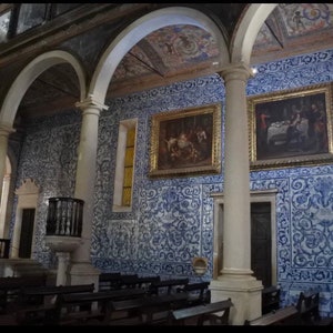 Atrio Tile Ring Portugal Gold Blue Tiles Stainless STEEL Portuguese ...