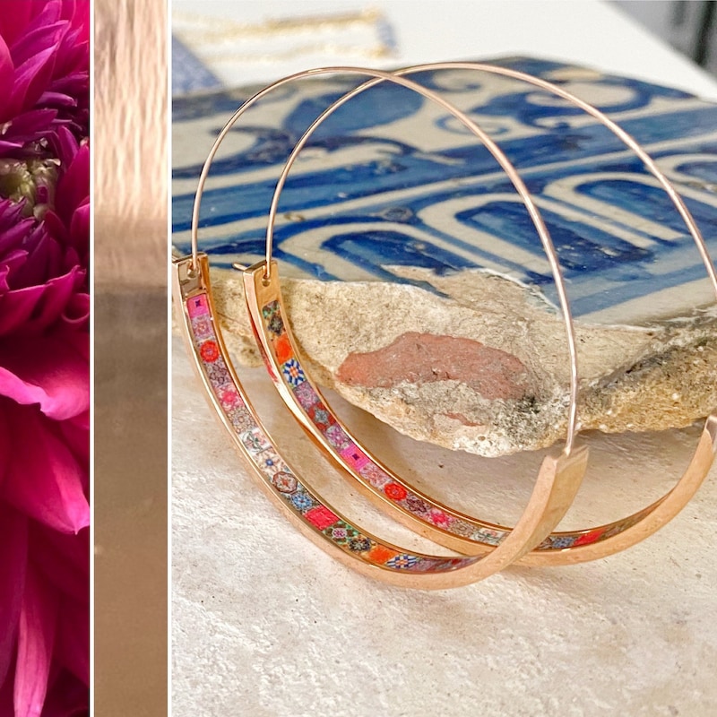 Red Tone Tiles - Etsy