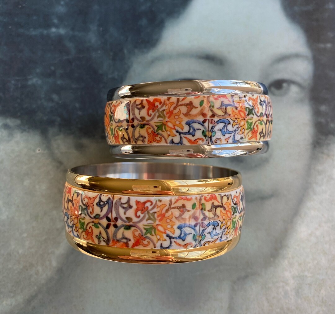 Bangle ATRIO Portugal Tile Bracelet Antique Azulejo Pinterest Coimbra ...