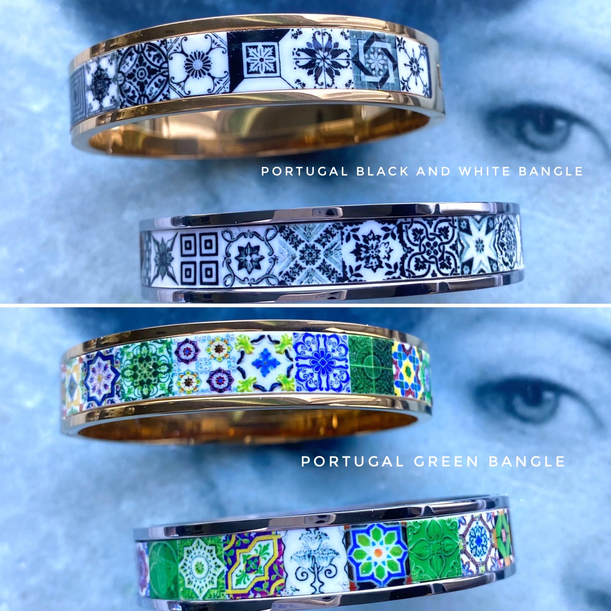 Atrio Bangle Bracelet Portugal Tile Portuguese Azulejos Mother's Day ...