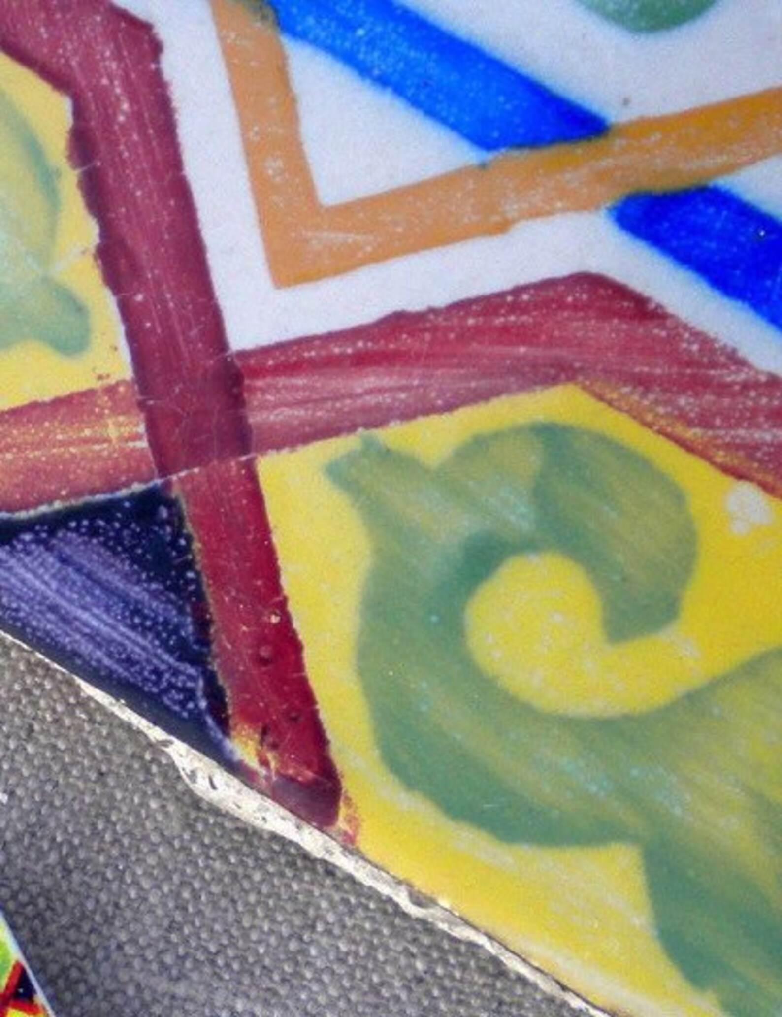 Atrio Tile Ring Portugal Gold Blue Tiles Stainless STEEL - Etsy