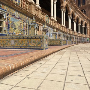 Spanish Tile Bangles Spain Bracelet Set Plaza De Espana Seville Tile ...