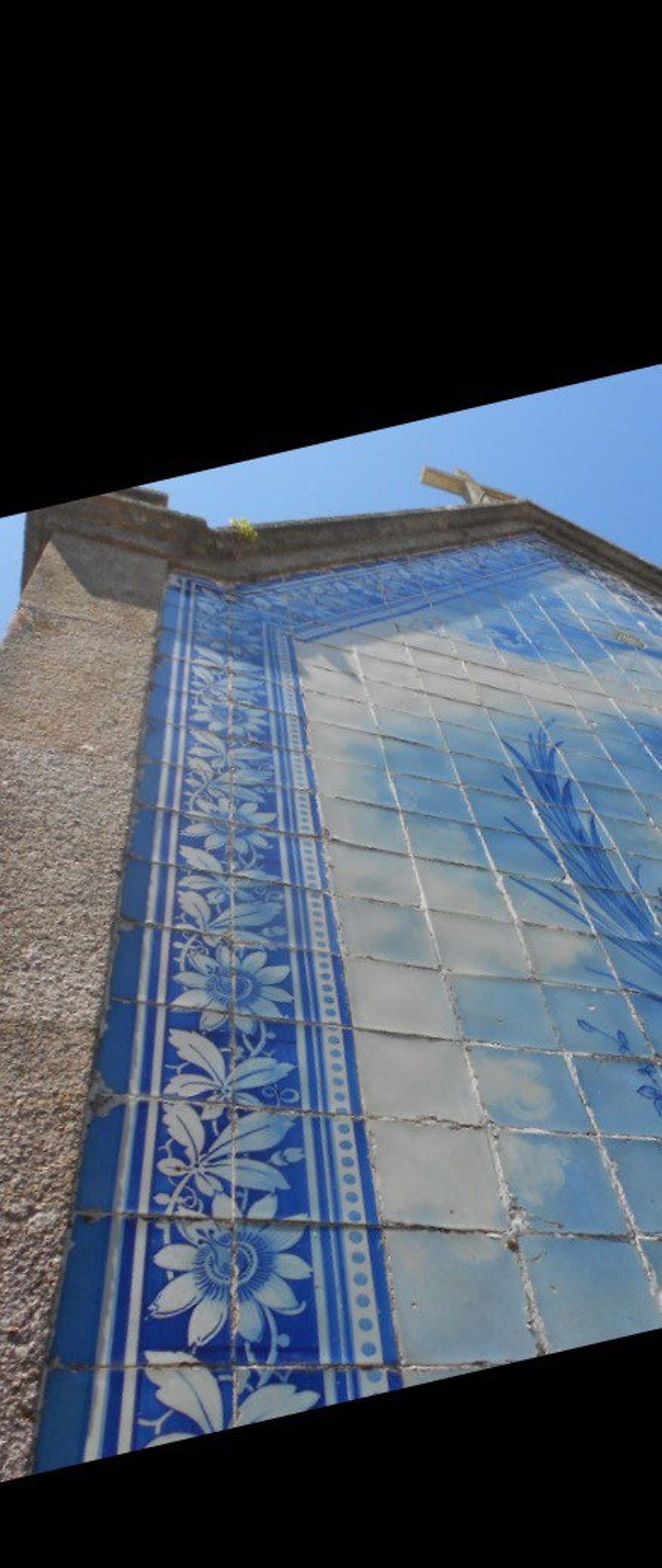 Atrio Hoops Tile Blue Portugal 1 Antique Azulejo Post - Etsy