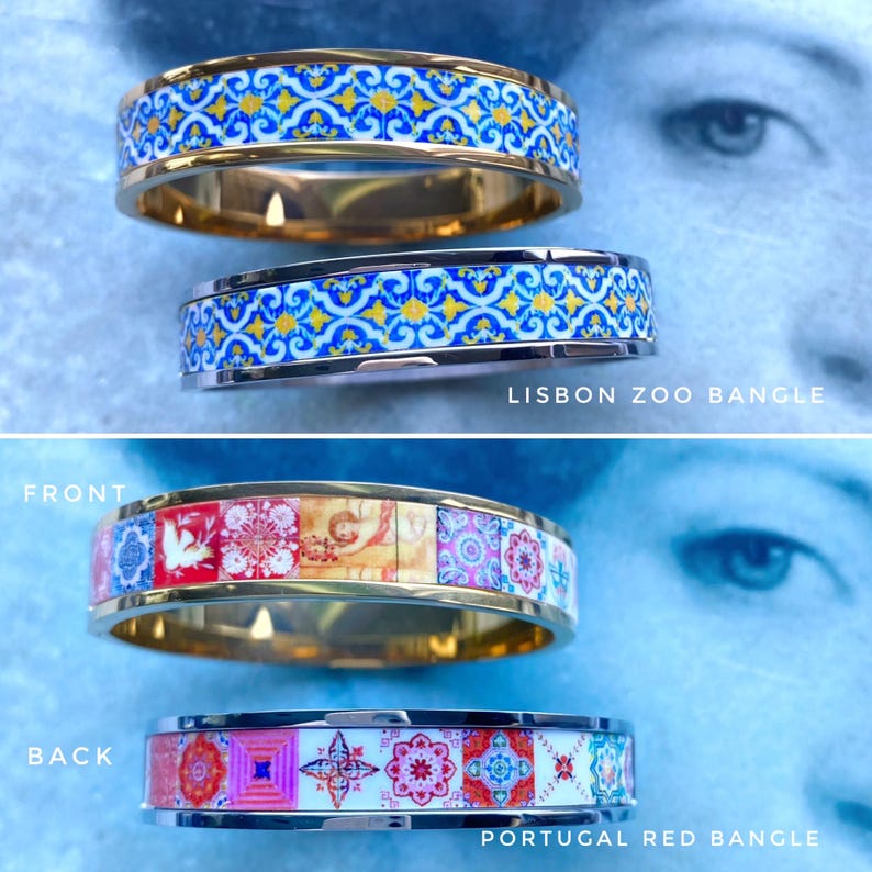 Atrio Bangle Bracelet Portugal Tile Portuguese Azulejos Mother's Day ...