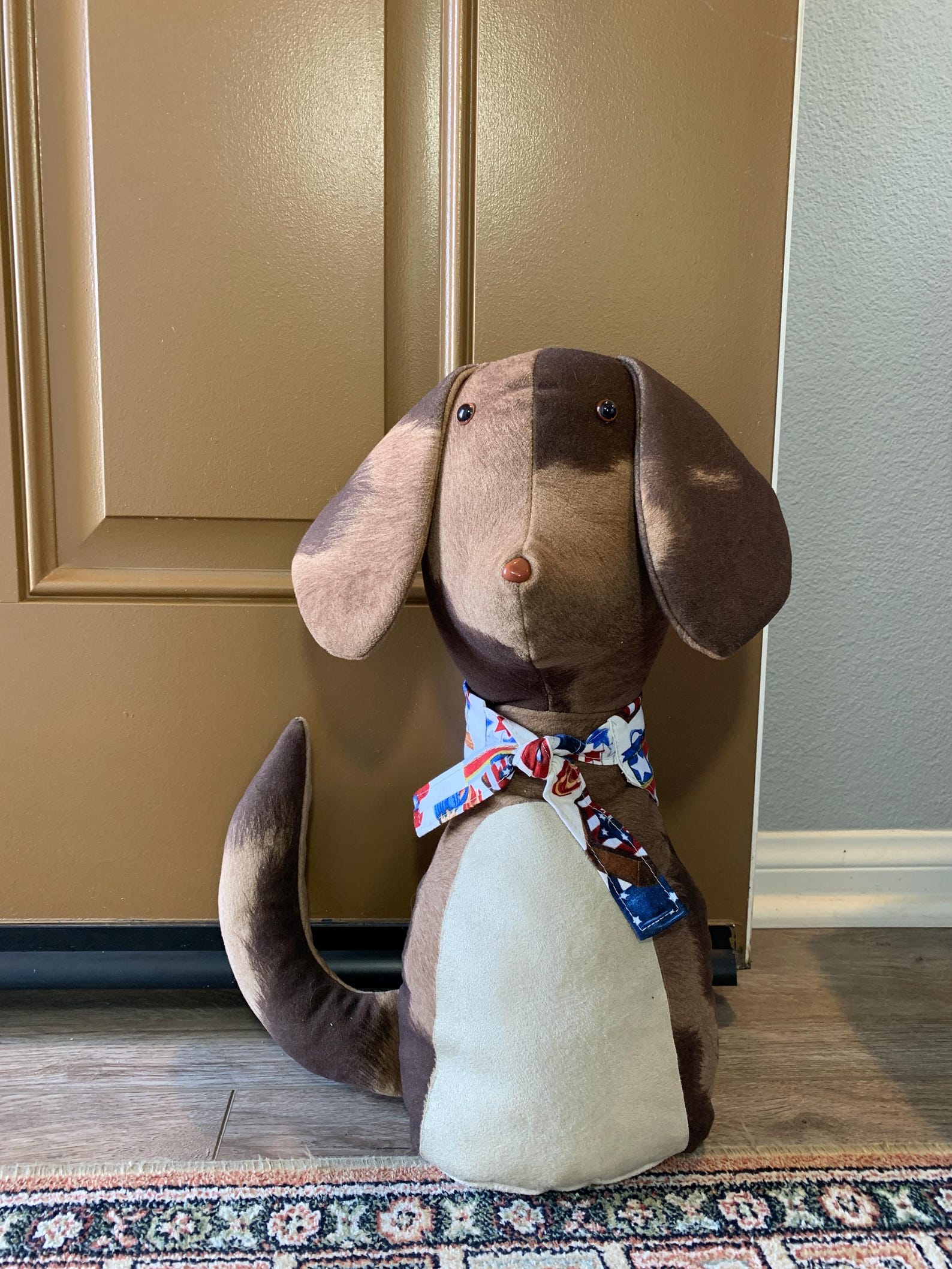 Patriotic Dog Doorstop - Hound Dogs - Etsy